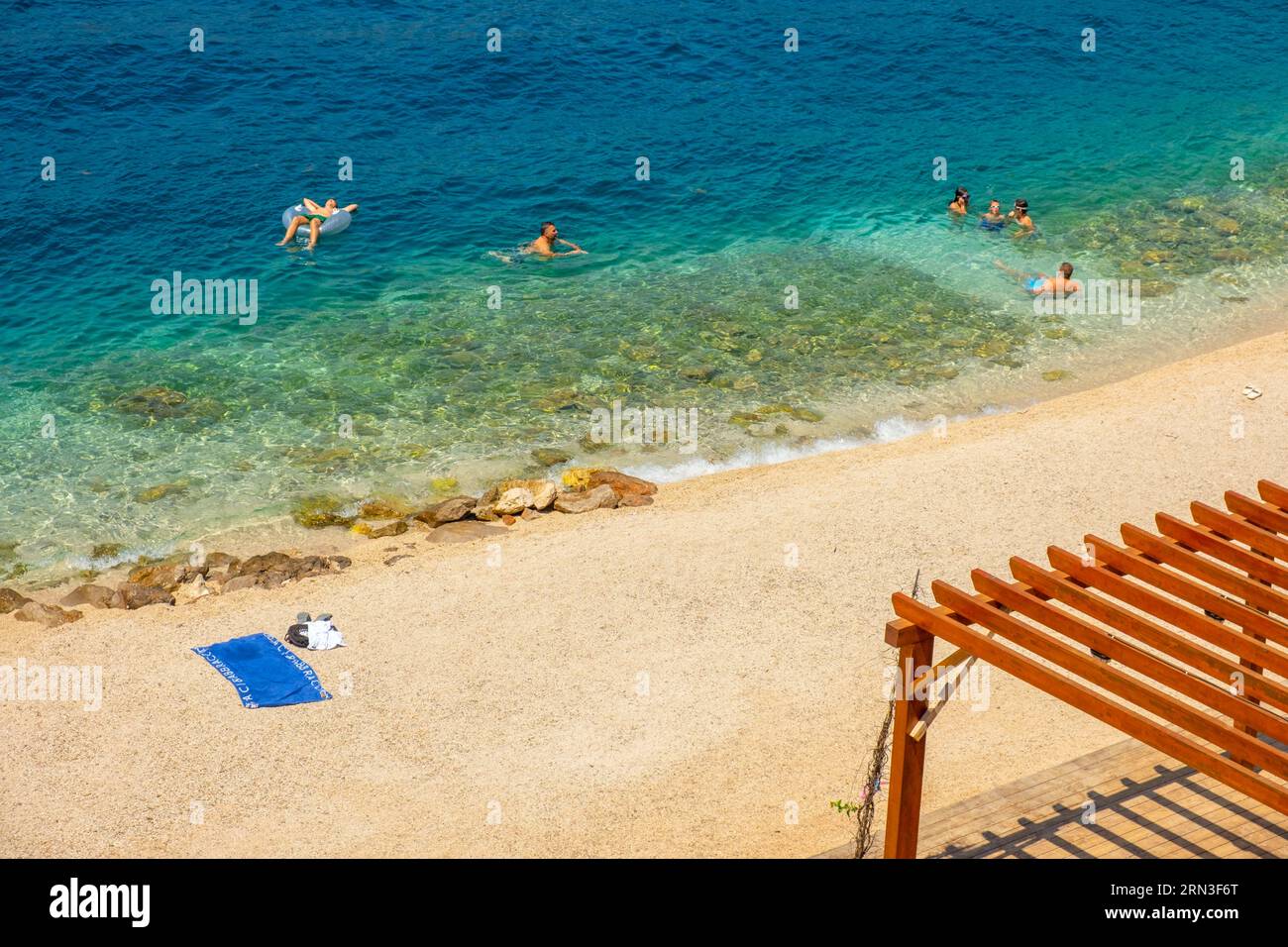 Montenegro, Adriatic coast, Bay of Kotor, Lustica peninsula, Rose, the ...