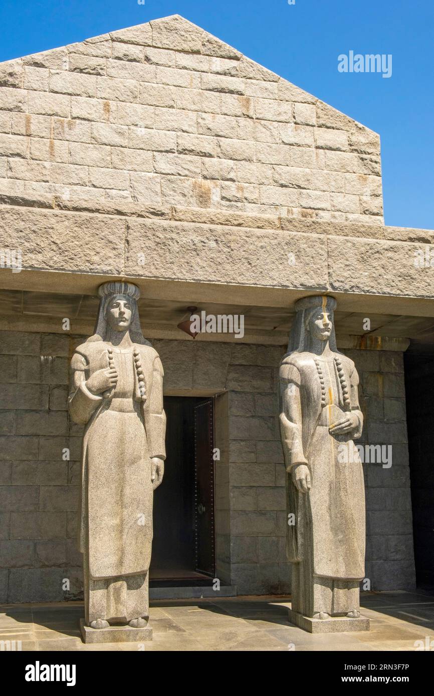 Montenegro, Central Region, Lovcen National Park, mausoleum of Njegos ...