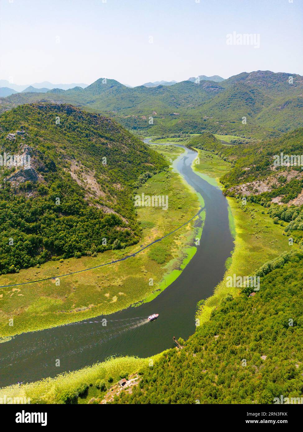 Montenegro, Adriatic coast, Central Region, Lake Skadar, Skadarsko Jezero National Park, Rijeka ...