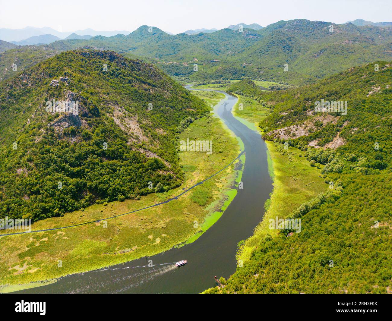 Montenegro, Adriatic coast, Central Region, Lake Skadar, Skadarsko Jezero National Park, Rijeka ...