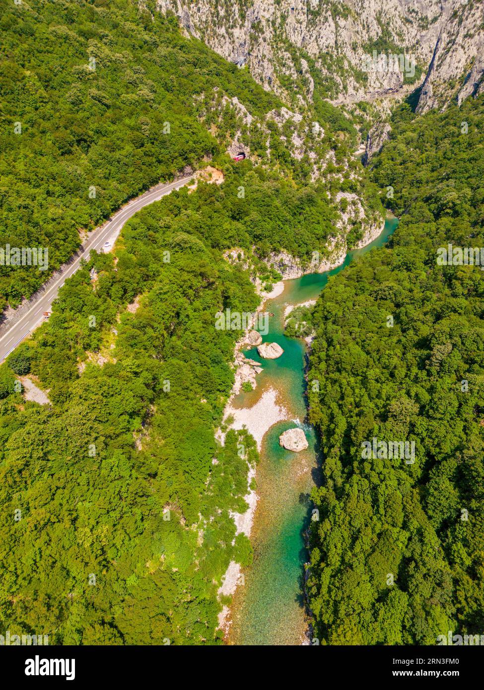 Moraca canyon hi-res stock photography and images - Alamy