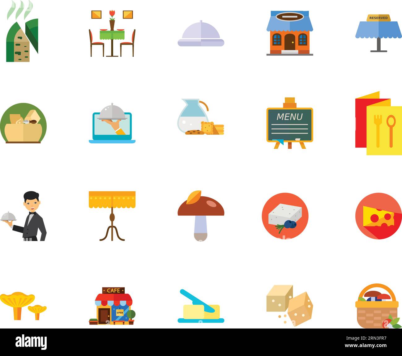 Restaurant ordering waiter Stock Vector Images - Alamy