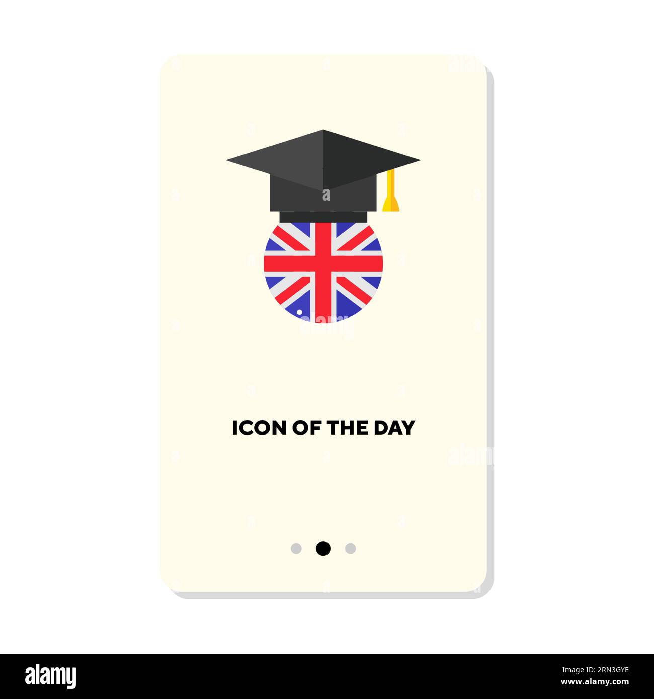 Uk graduation cap Stock Vector Images - Alamy