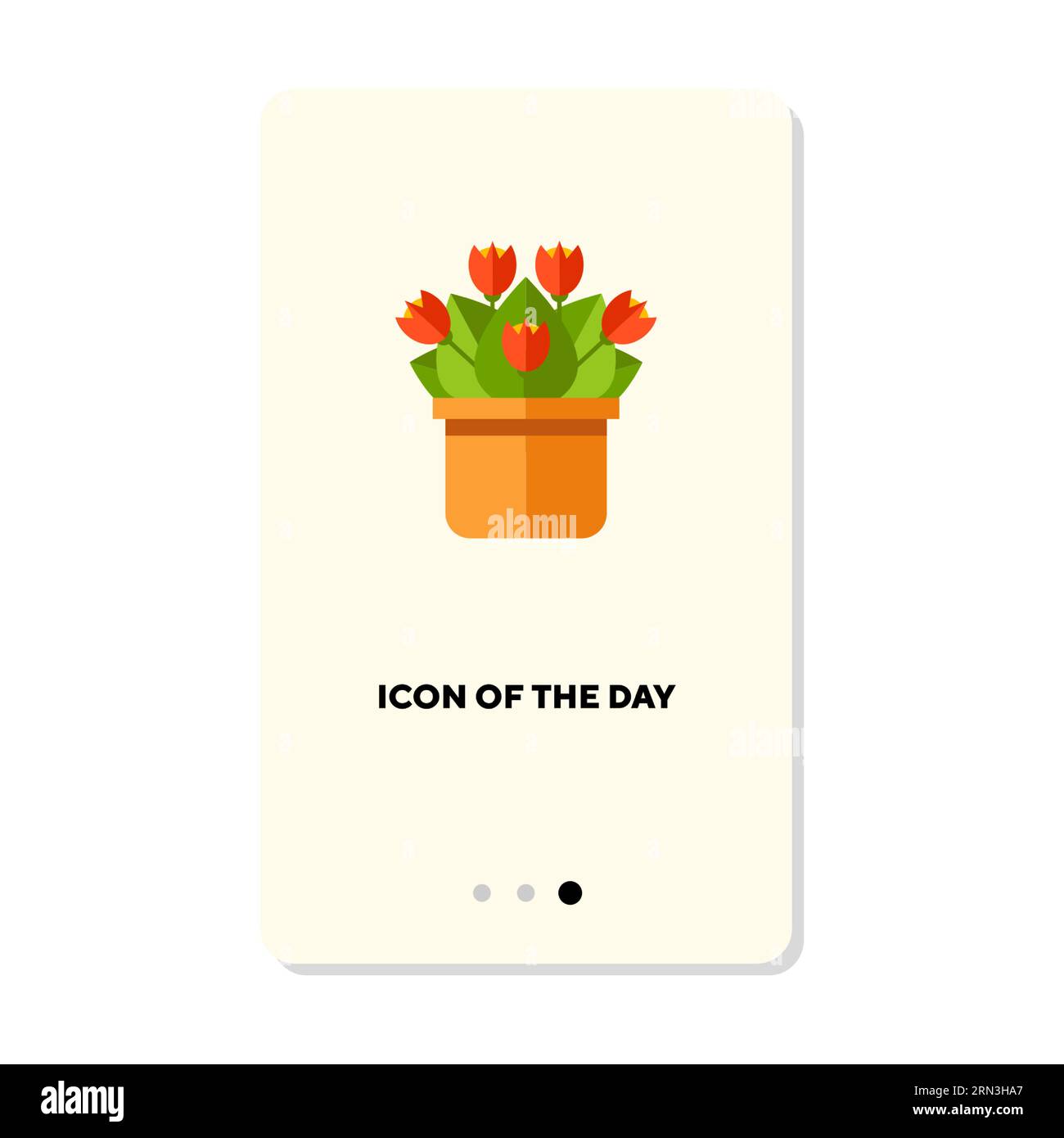 Home plant vector icon Stock Vector Image & Art - Alamy