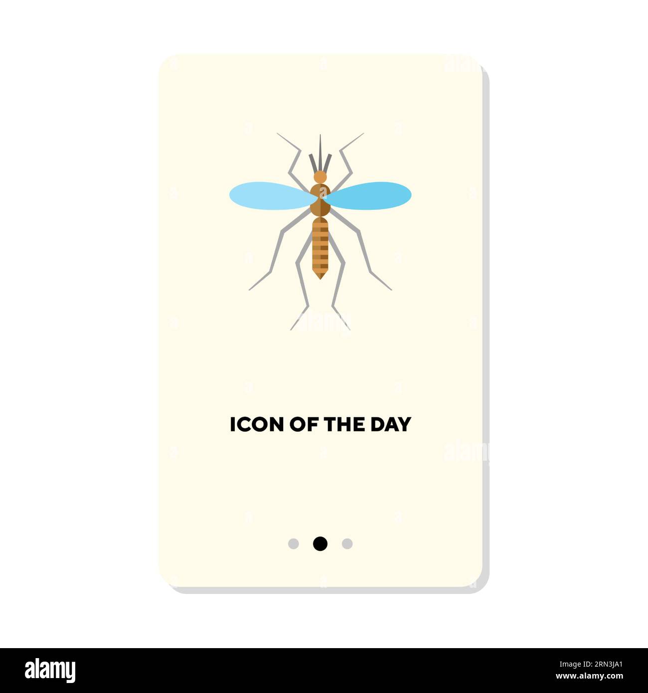 Mosquito vector icon Stock Vector Image & Art - Alamy