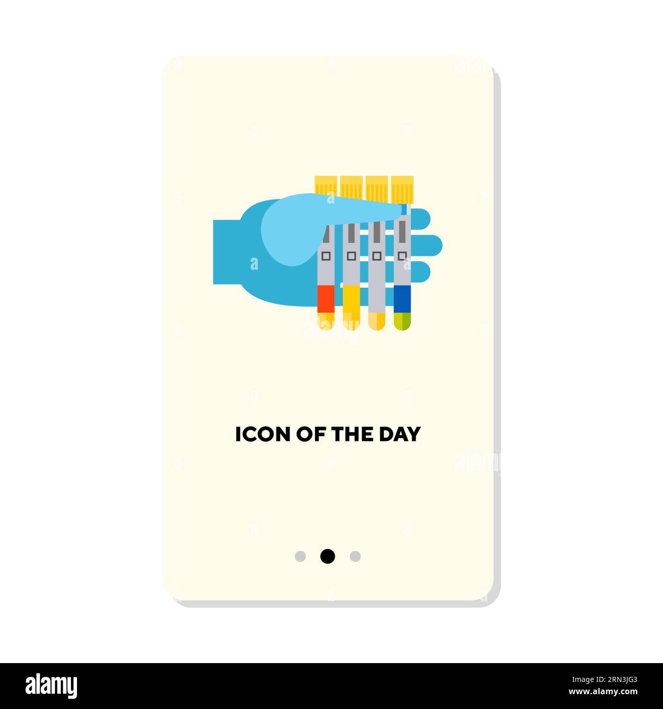 Microscope infographic Cut Out Stock Images & Pictures - Alamy