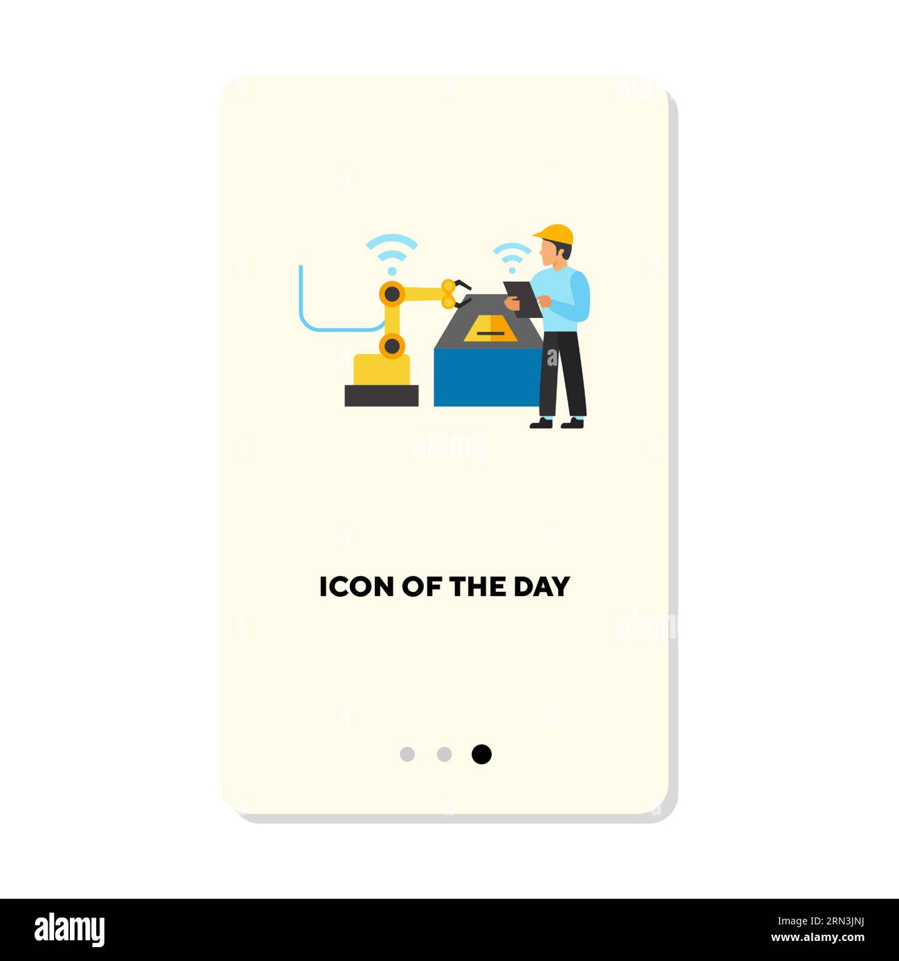 Modern factory vector icon Stock Vector Image & Art - Alamy