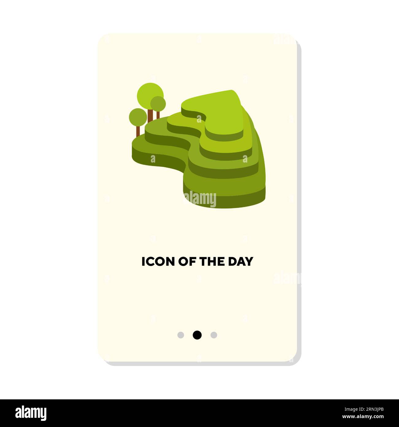 Landscaping flat icon Stock Vector Image & Art - Alamy