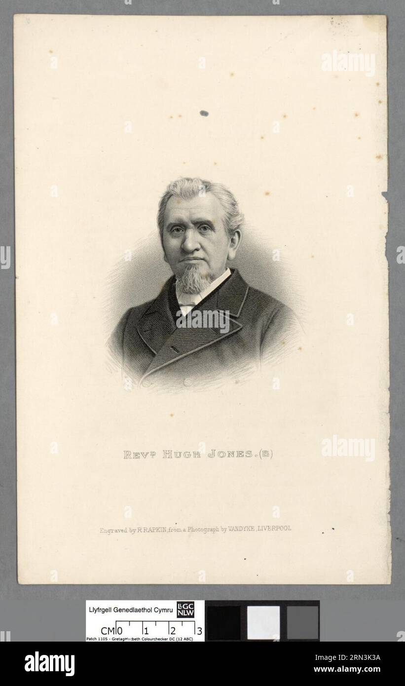 Revd. Hugh Jones circa 1880 by R. Rapkin Stock Photo - Alamy