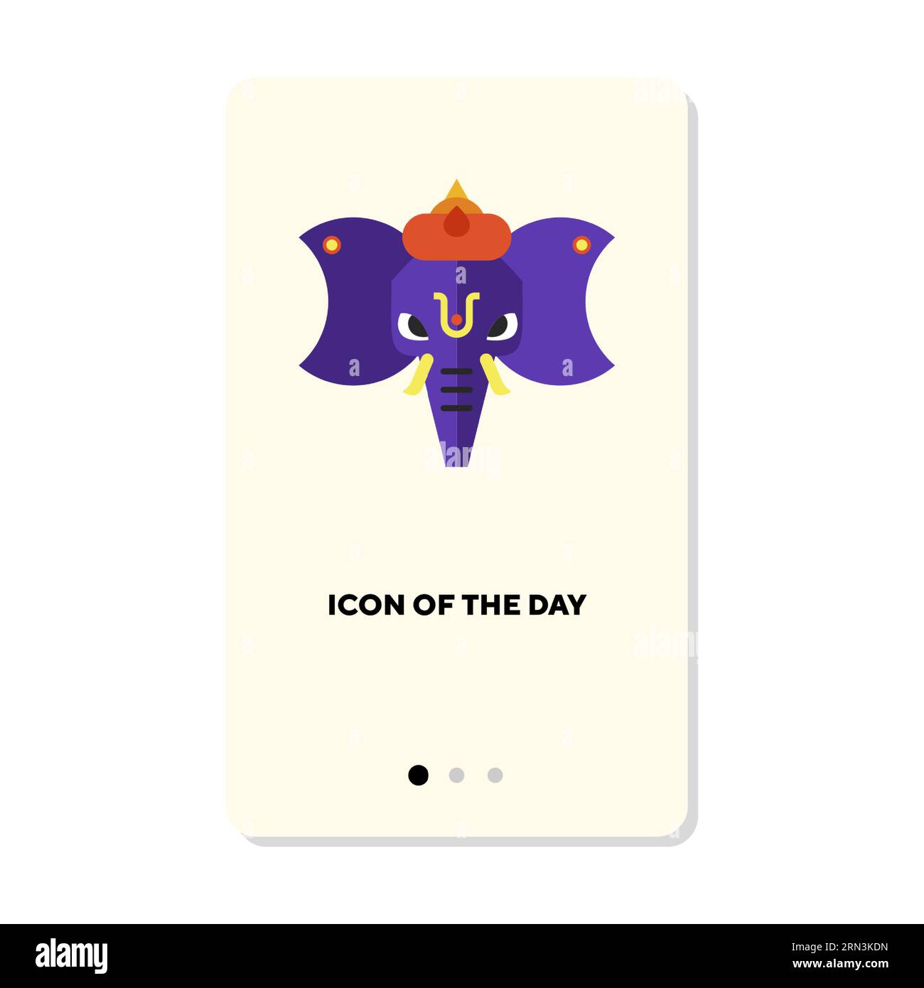 Indian culture flat icon Stock Vector Image & Art - Alamy