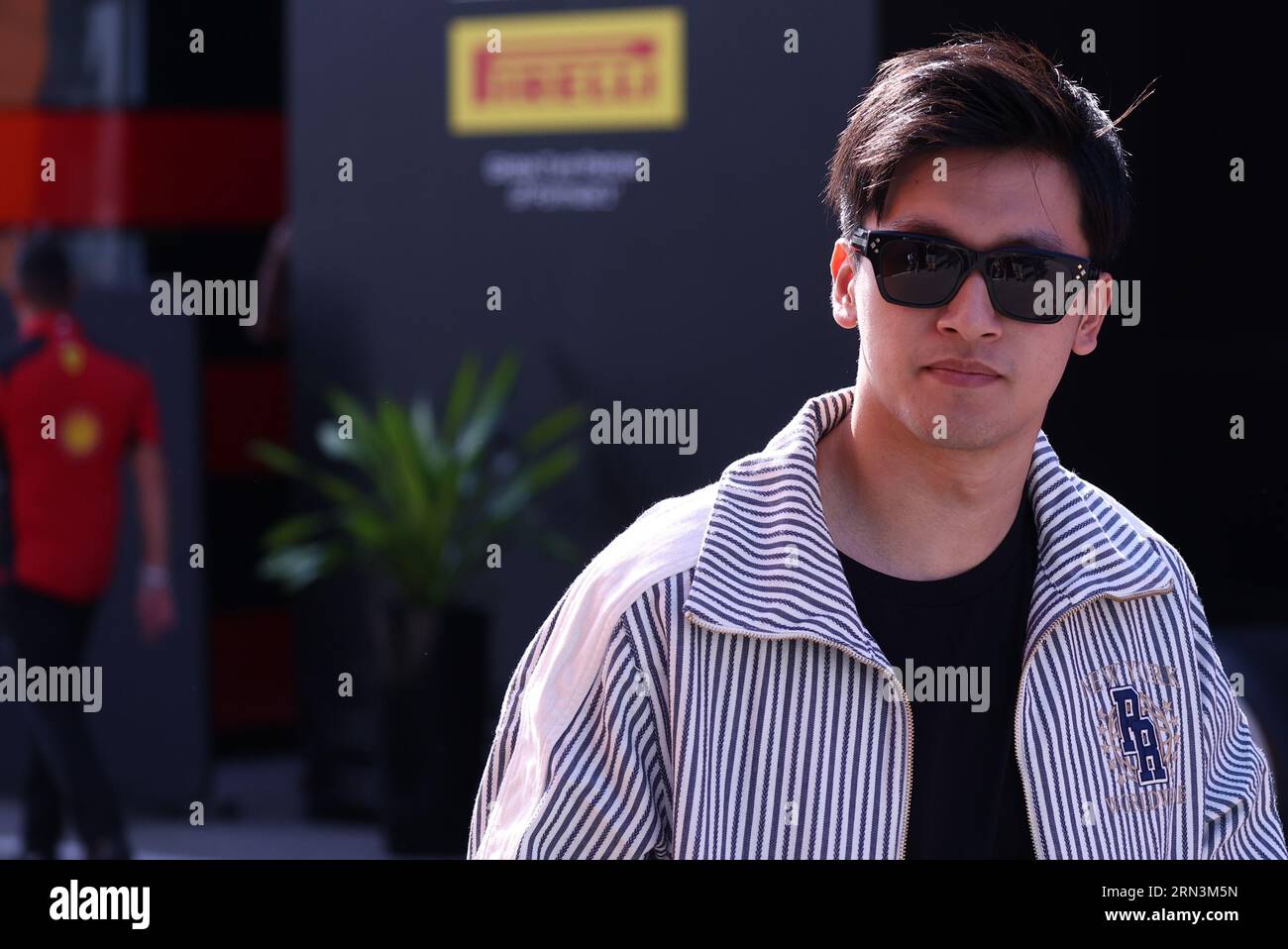 Monza, Italy. 31st Aug, 2023. Guanyu Zhou of Alfa Romeo F1 Team in the ...