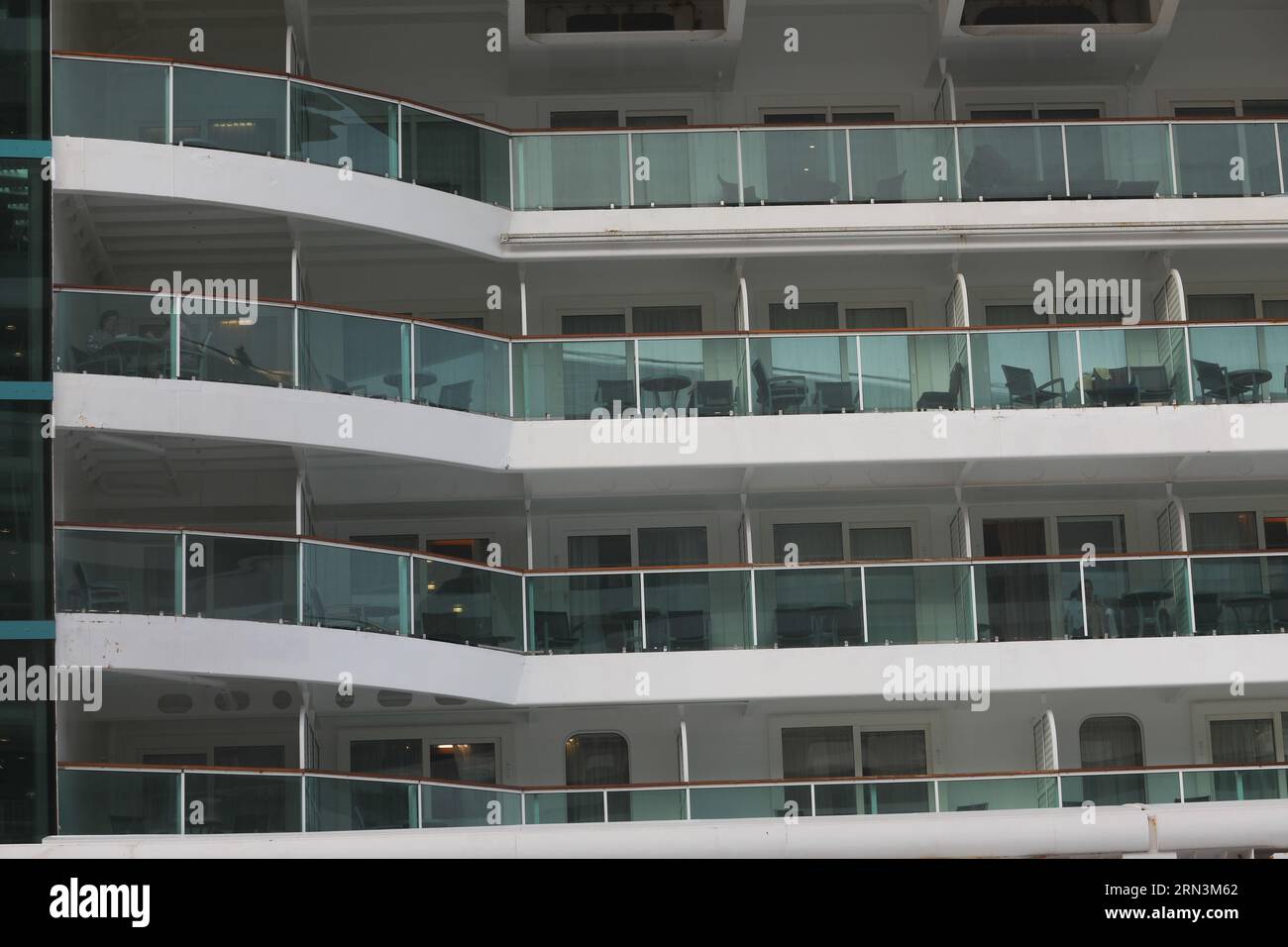 cruise ship cabin background. Bottom view Stock Photo - Alamy