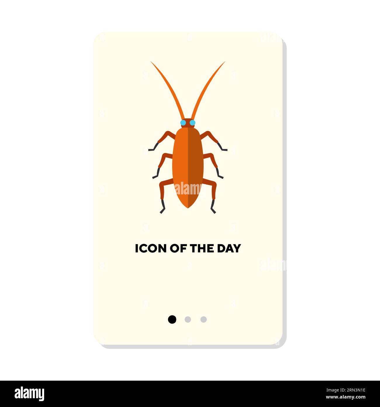 Insect flat icon Stock Vector Image & Art - Alamy