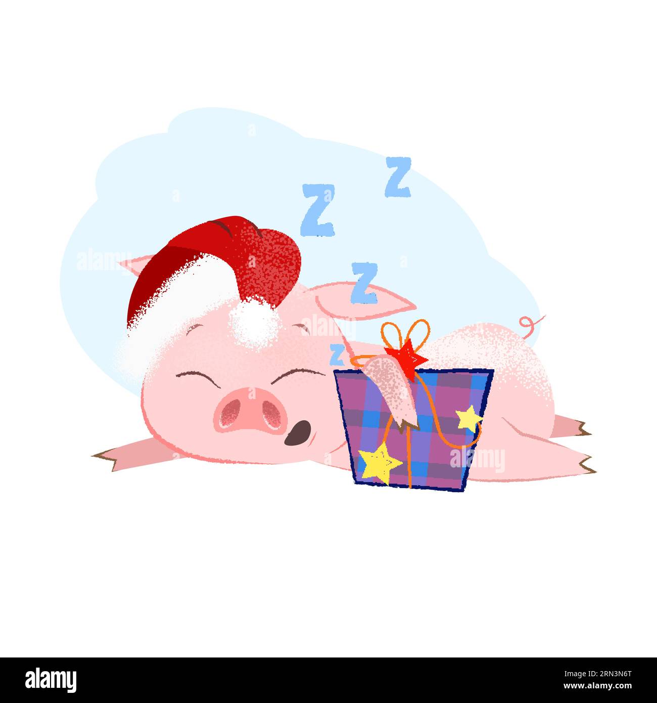 Pig hugging Stock Vector Images - Alamy
