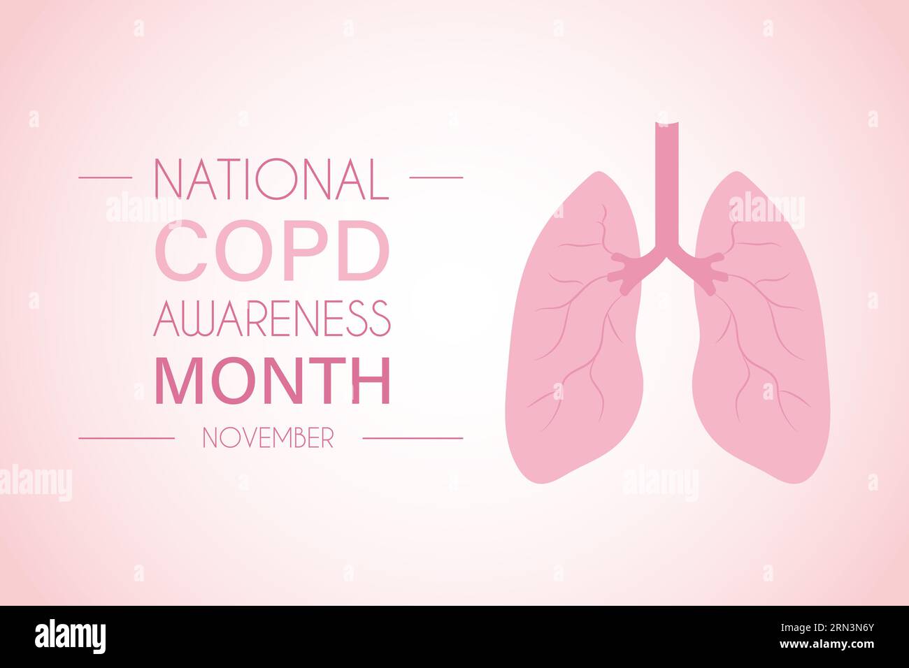 World Chronic Obstructive Pulmonary Disease Day Stock Vector Image ...