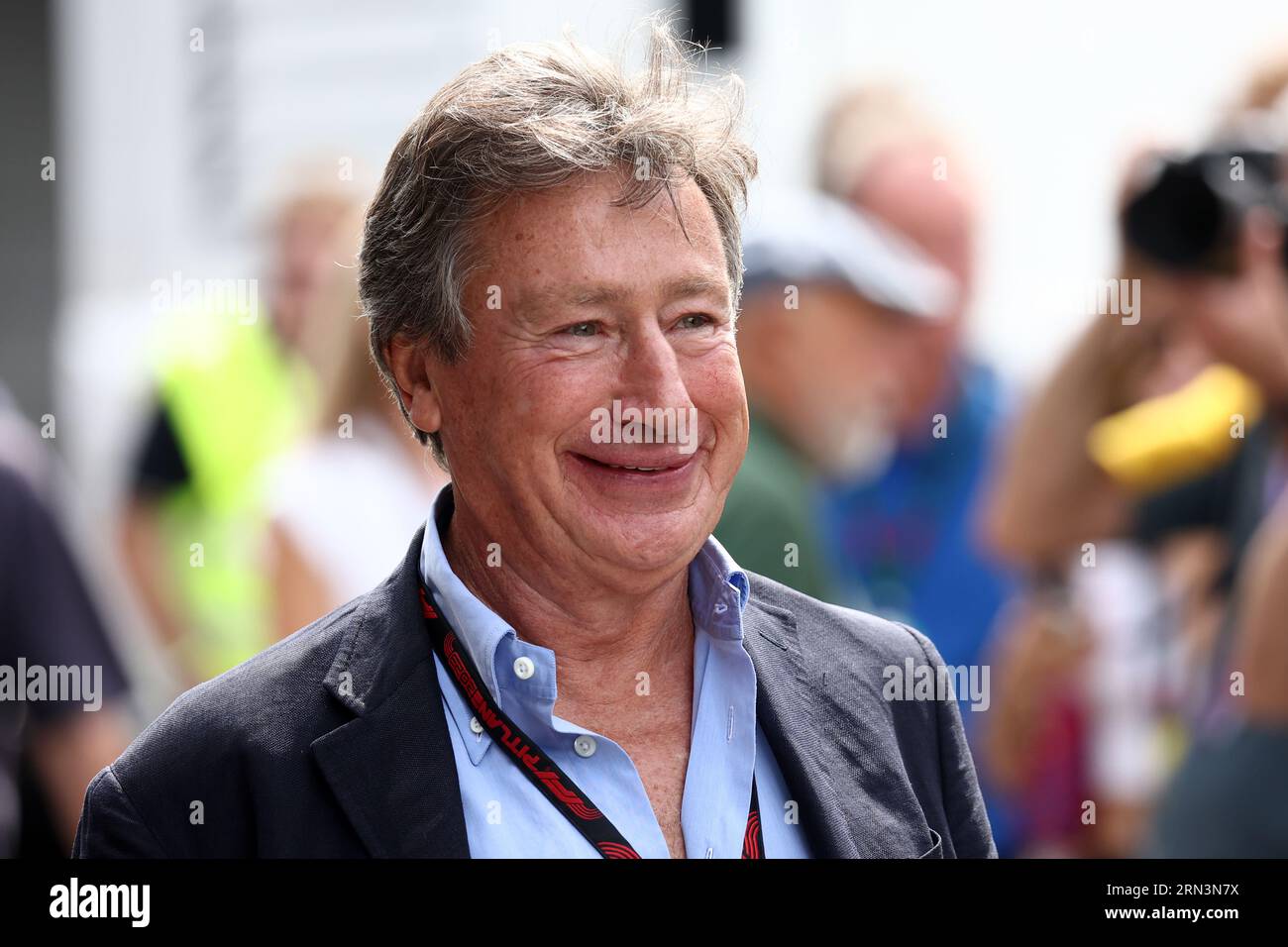 Monza, Italy. 31st Aug, 2023. Former Ceo of Ferrari Louis Carey ...