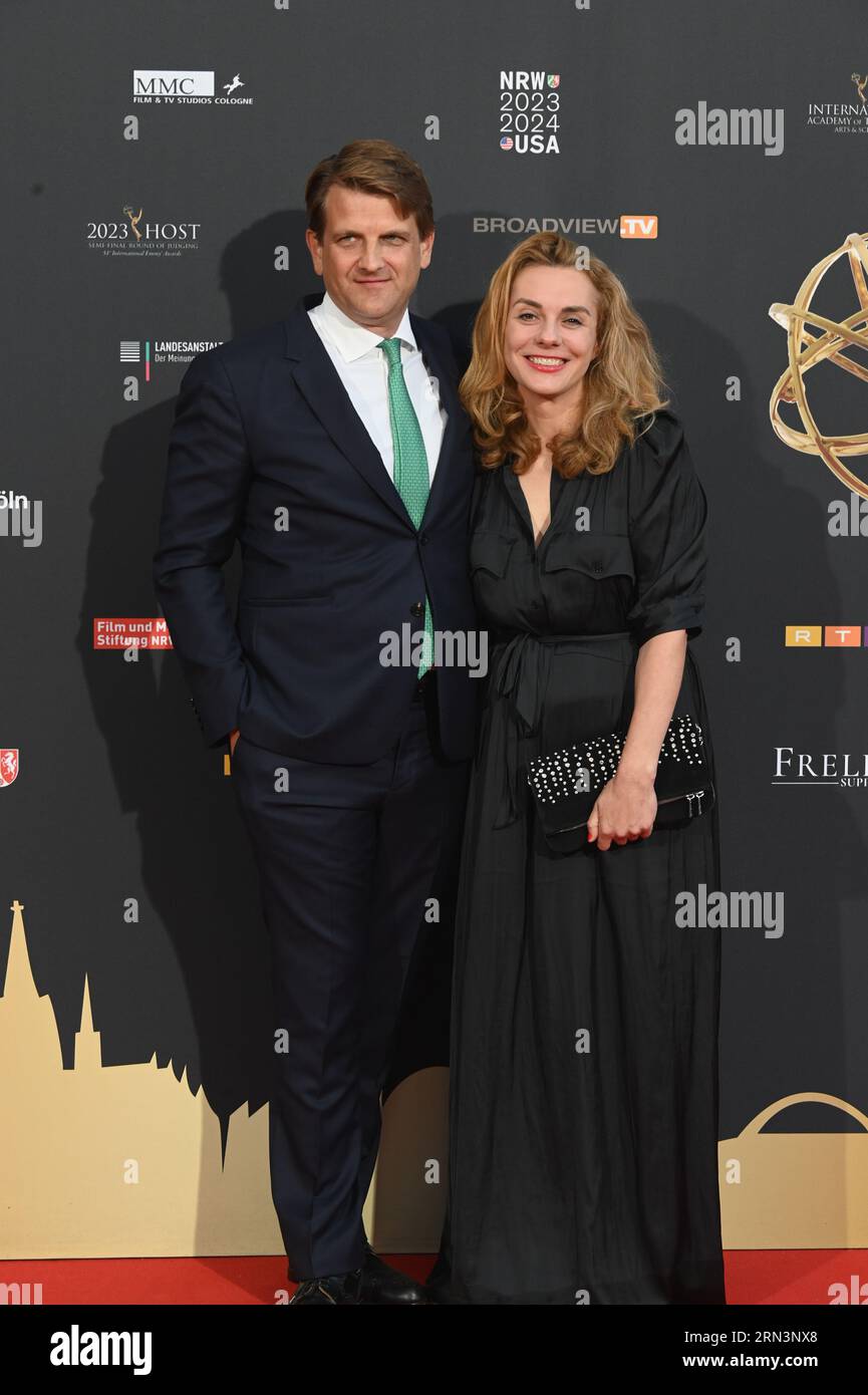 Cologne, Germany. 30th Aug, 2023. Academy Ambassador Leopold Hoesch and ...