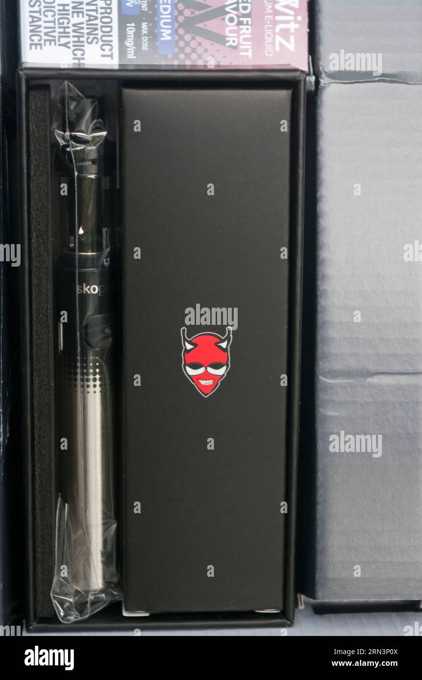 Totally Wicked Vape Stock Photo - Alamy