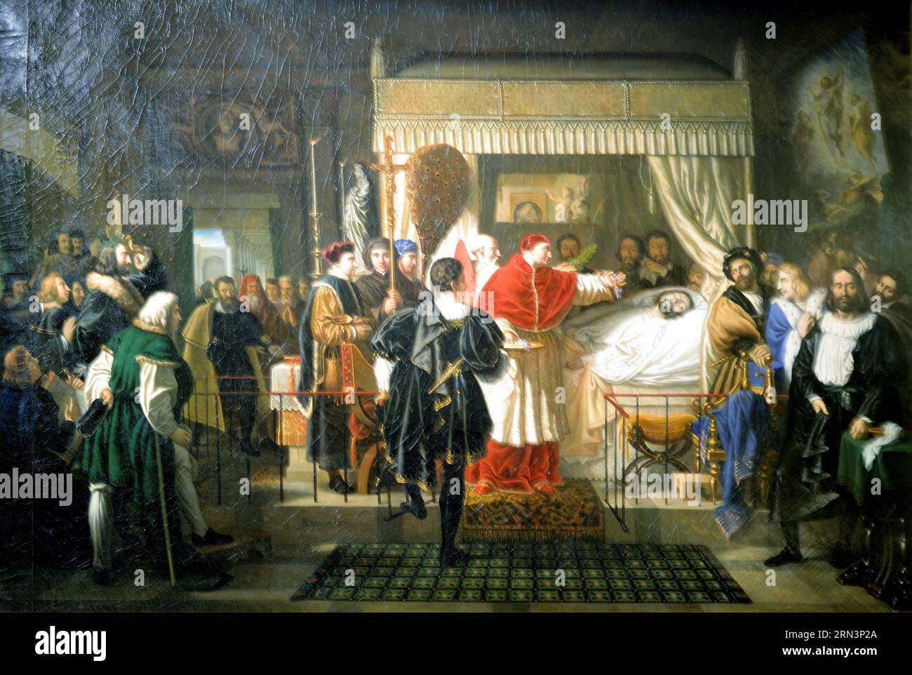 Honors Rendered To Raphael On His Deathbed After 1806 By Pierre