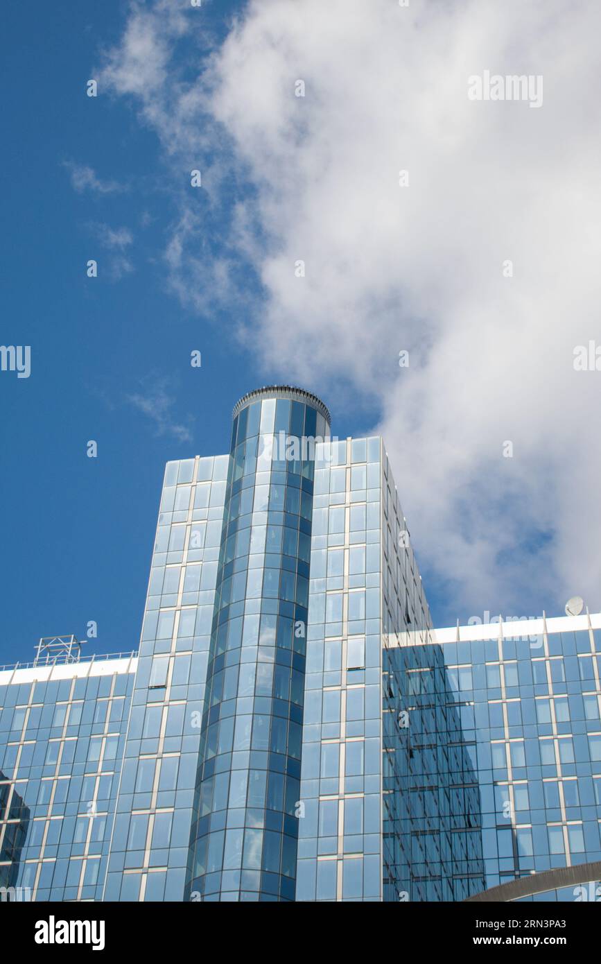 Headquarters of the European Union in Brussels, Belgium. Situated in ...