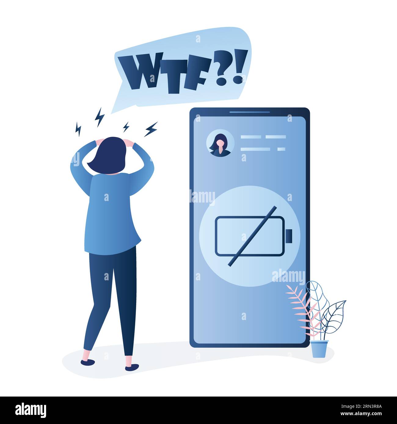 Device unhappy Stock Vector Images - Alamy