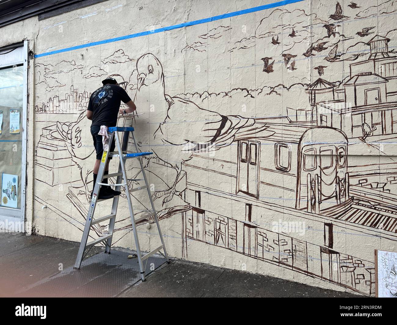 Mural commission hi-res stock photography and images - Alamy