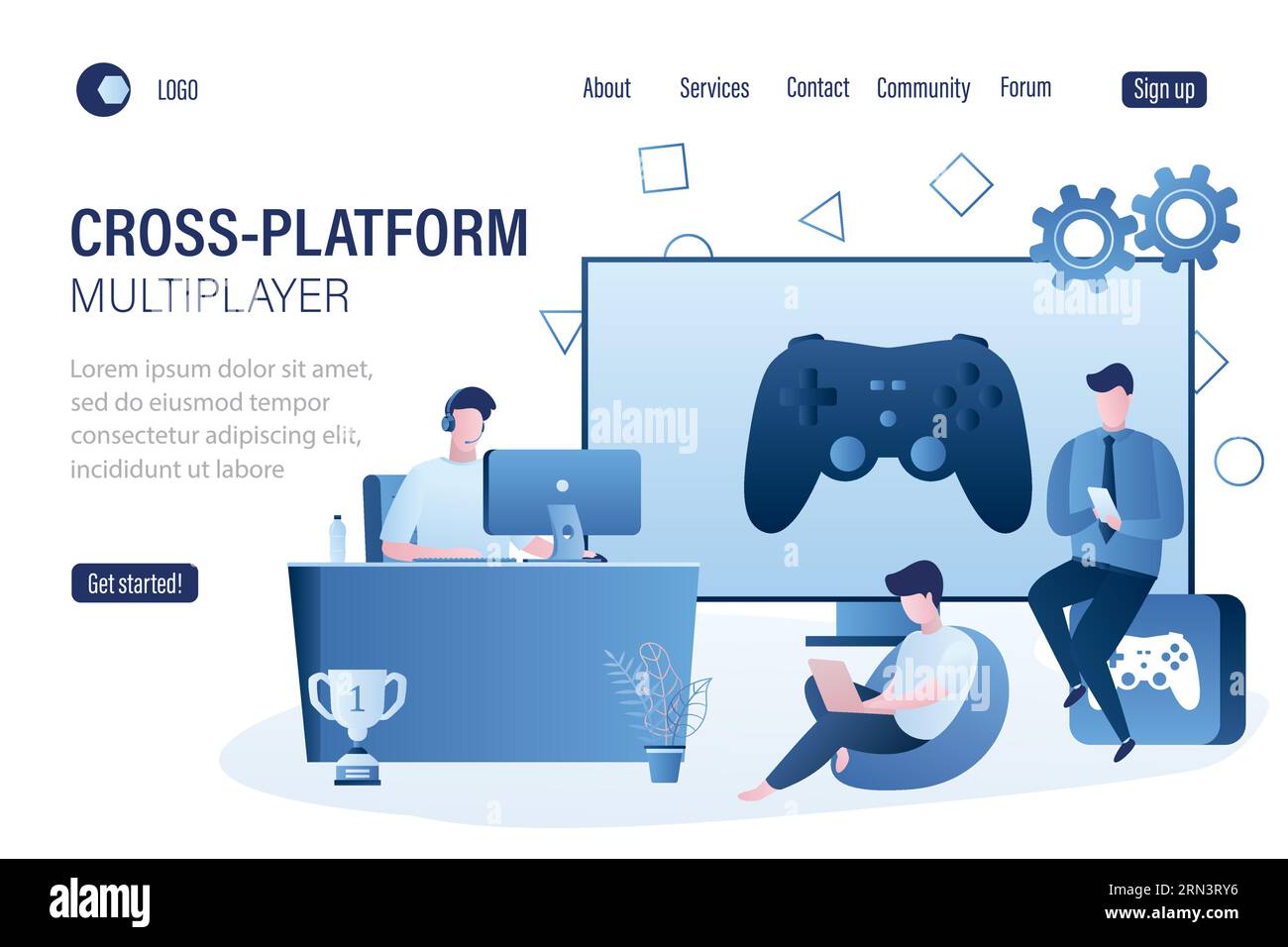 Cybersport vector vectors hi-res stock photography and images - Alamy