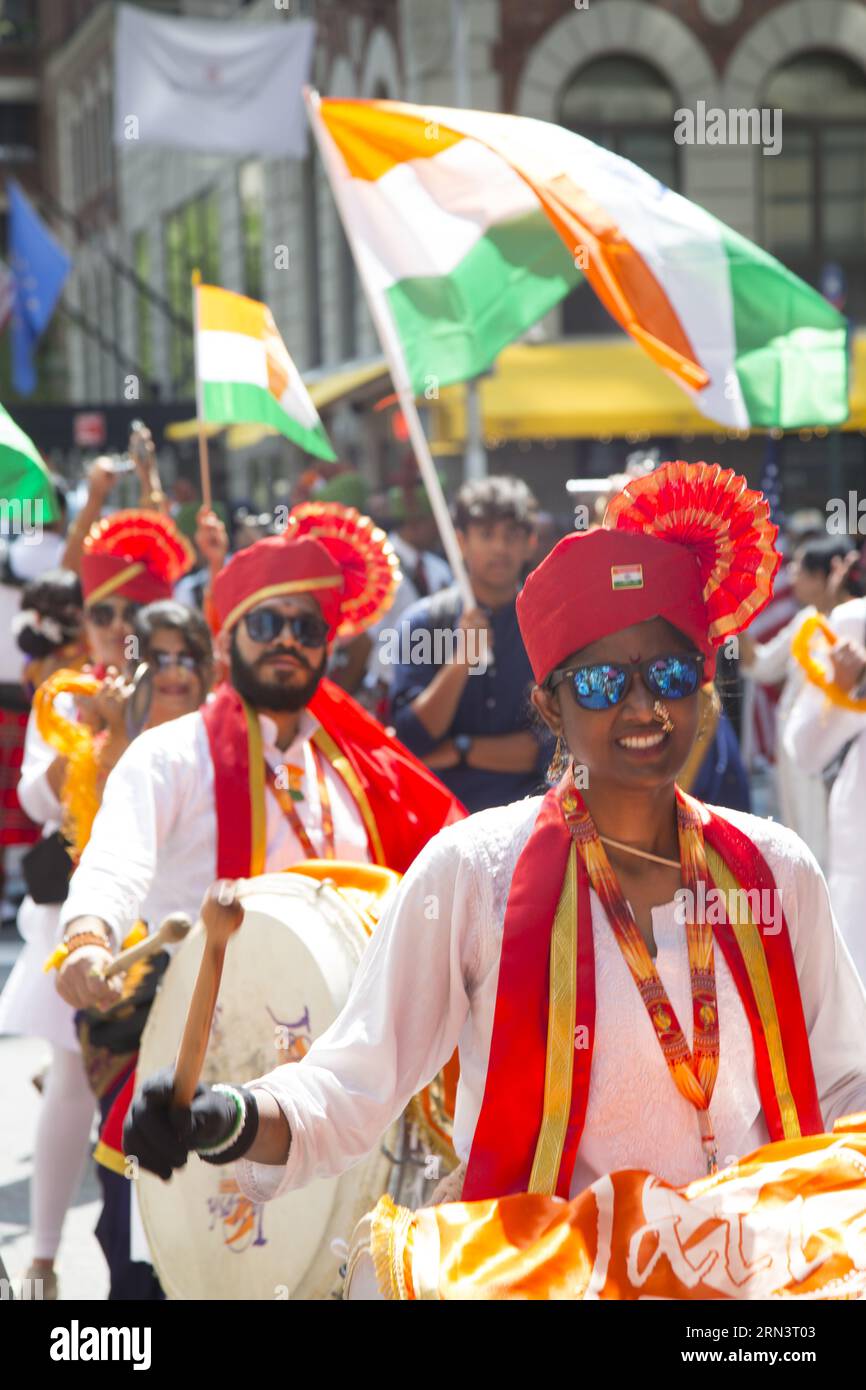 41st annual India Day Parade on Madison Avenue in New York City in 2023 ...