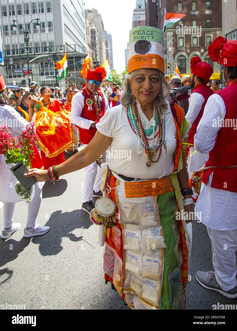 41st annual India Day Parade on Madison Avenue in New York City in 2023 ...