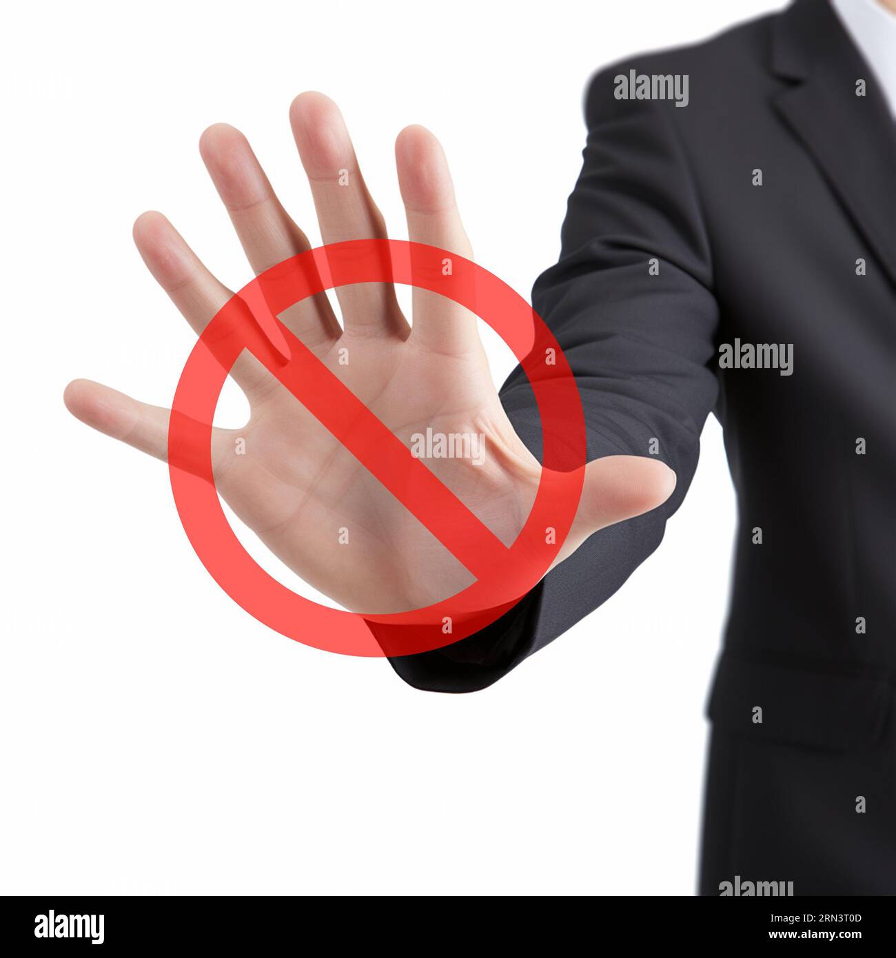 Deny prohibition sign restriction hi-res stock photography and images ...