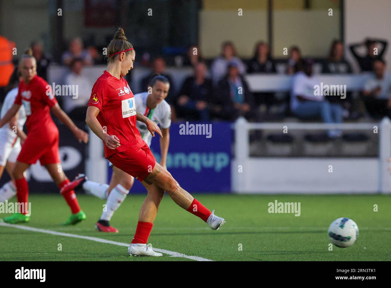 Oud Heverlee, Belgium. 26th Aug, 2023. Celine Verdonck (27) of Woluwe pictured during a female ...