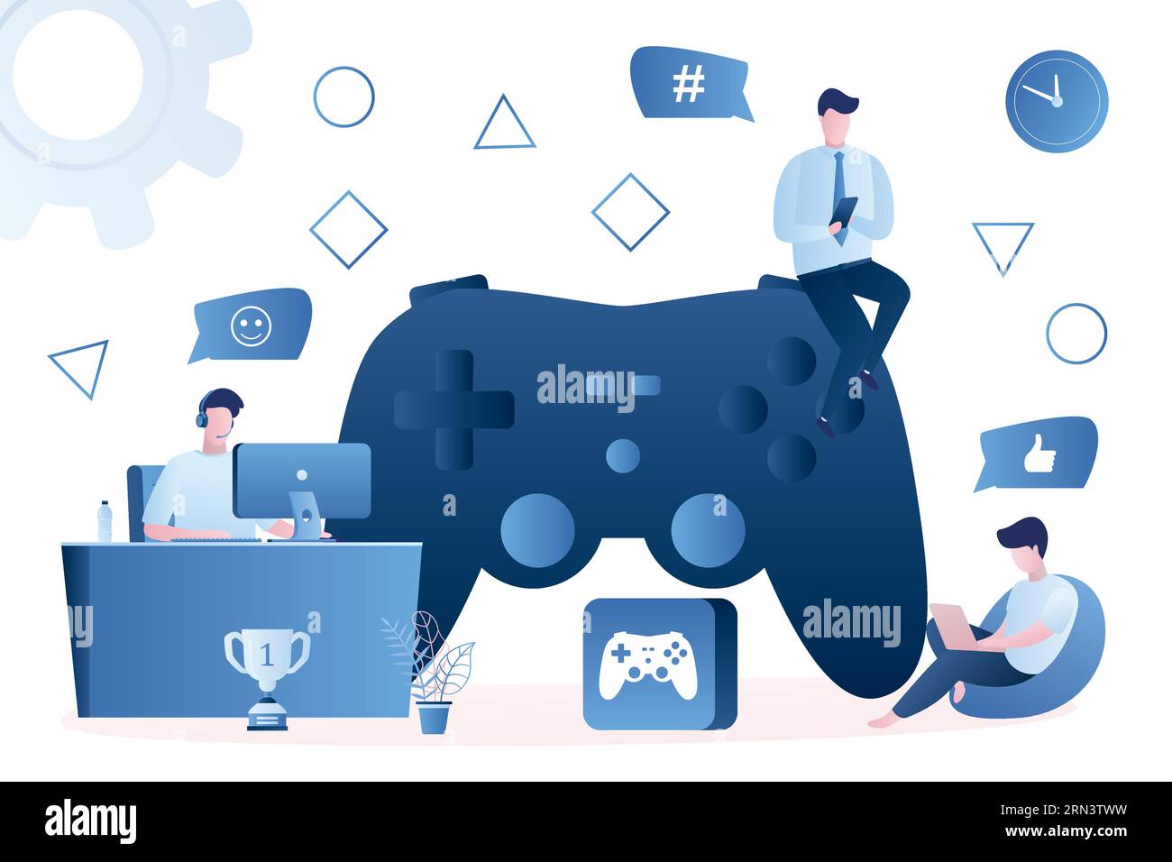 Pro players Stock Vector Images - Alamy