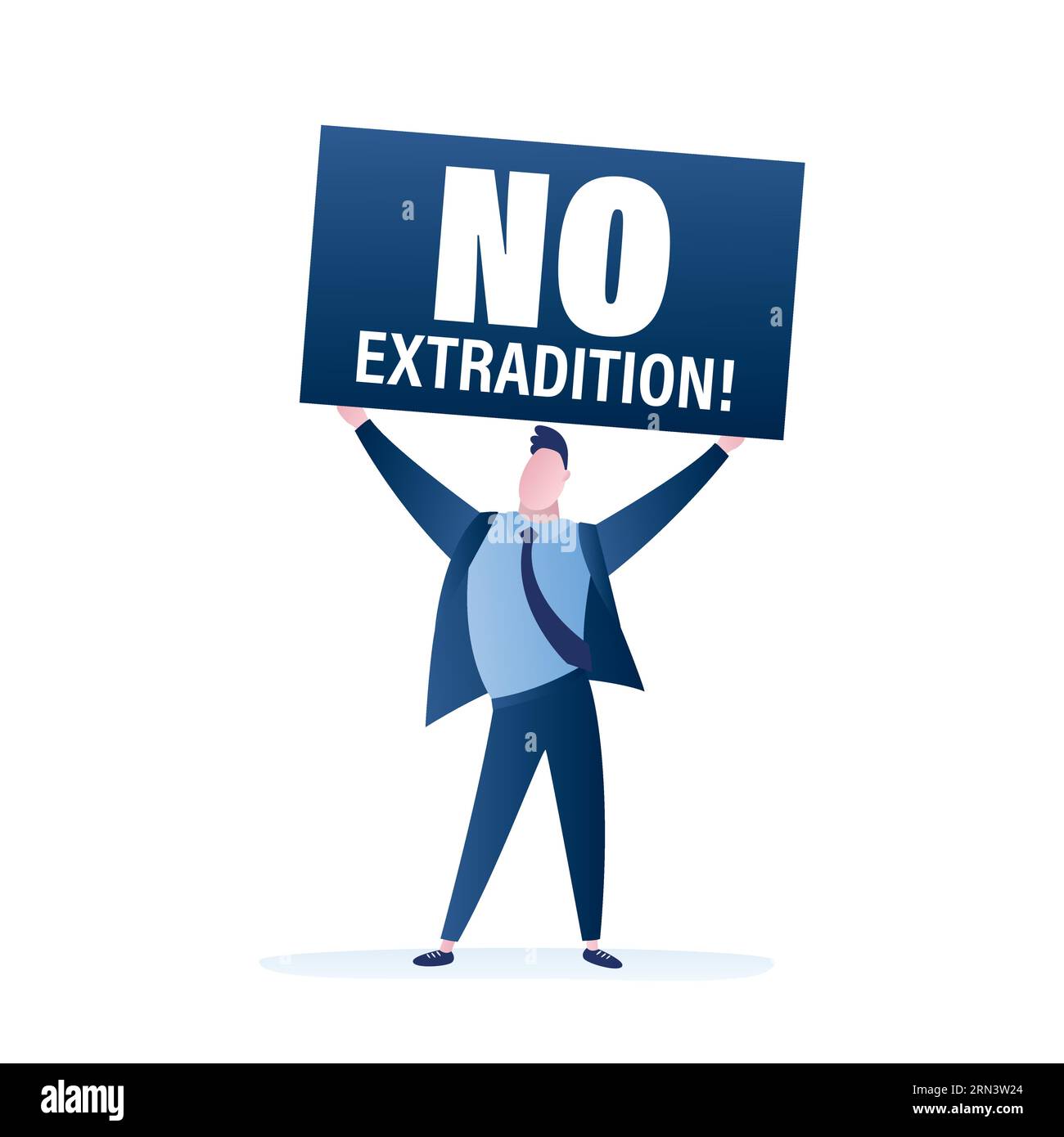 Hong kong protesters Stock Vector Images - Alamy