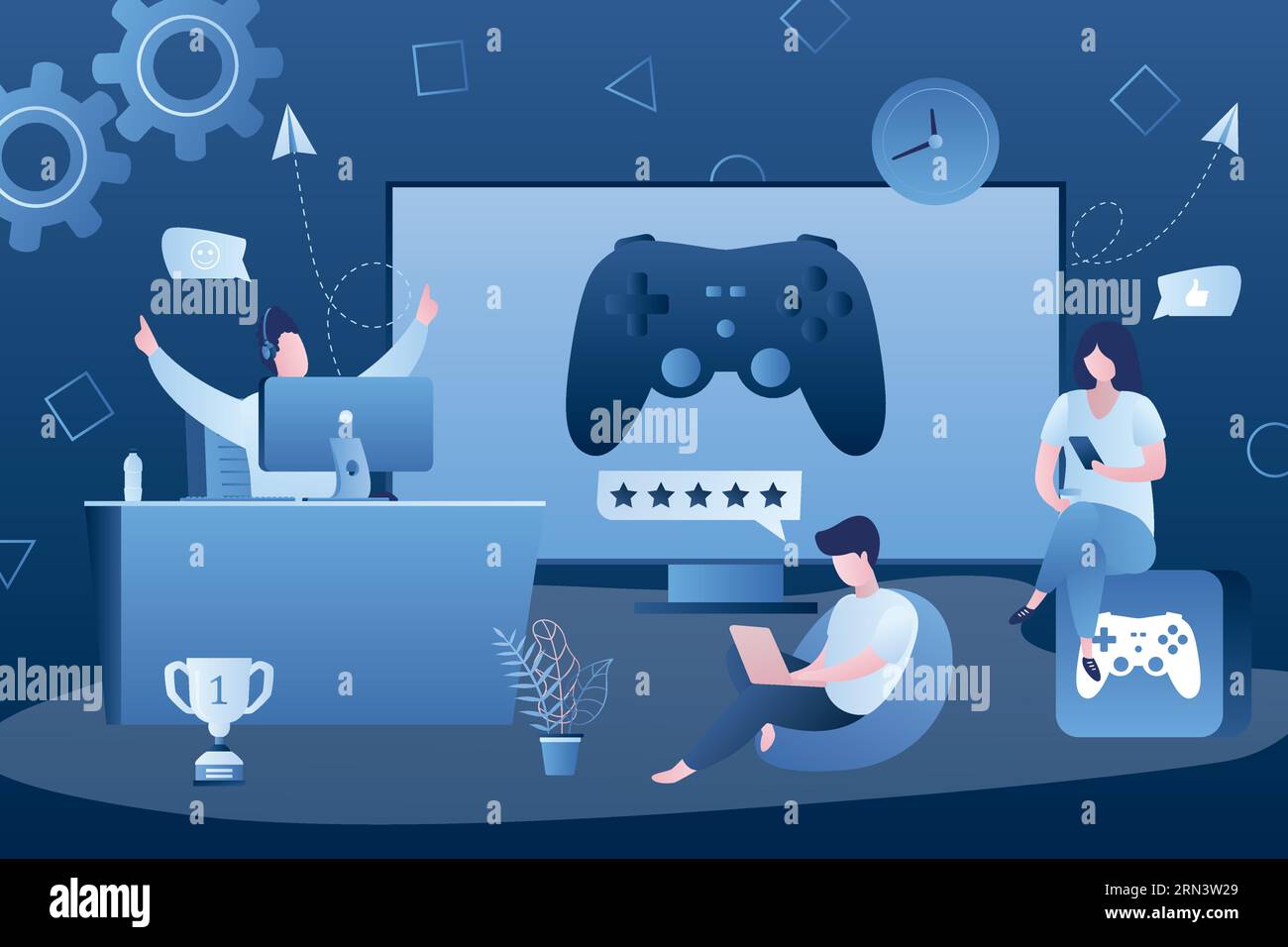 Big games Stock Vector Images - Alamy