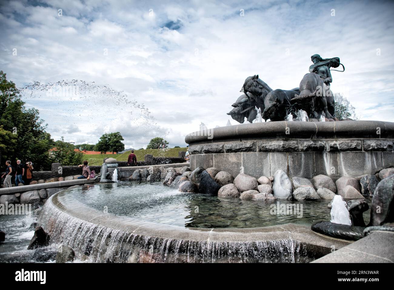 COPENHAGEN, Denmark — The Gefion Fountain stands at the entrance to ...