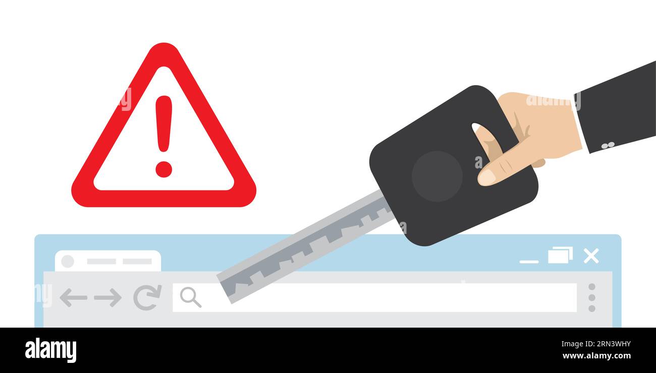 Web traffic browser sign Stock Vector Images - Alamy