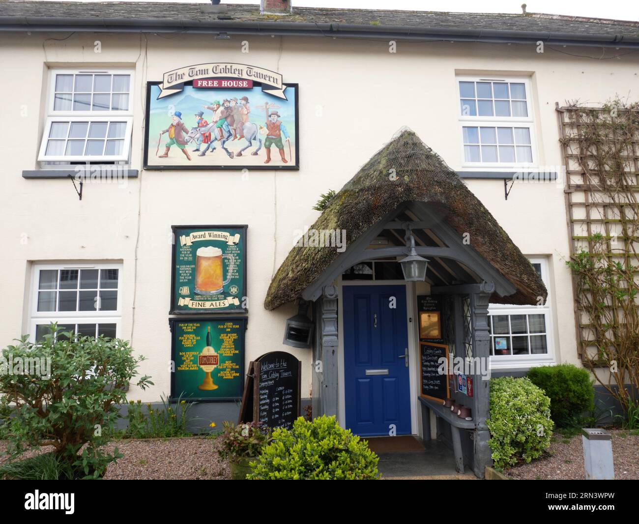 The Tom Cobley Tavern at Streyton, Devon Stock Photo - Alamy