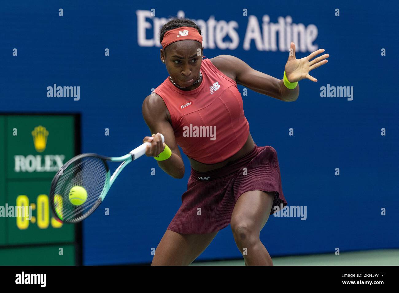 Coco gauff us open 2023 stadium hi-res stock photography and images - Alamy