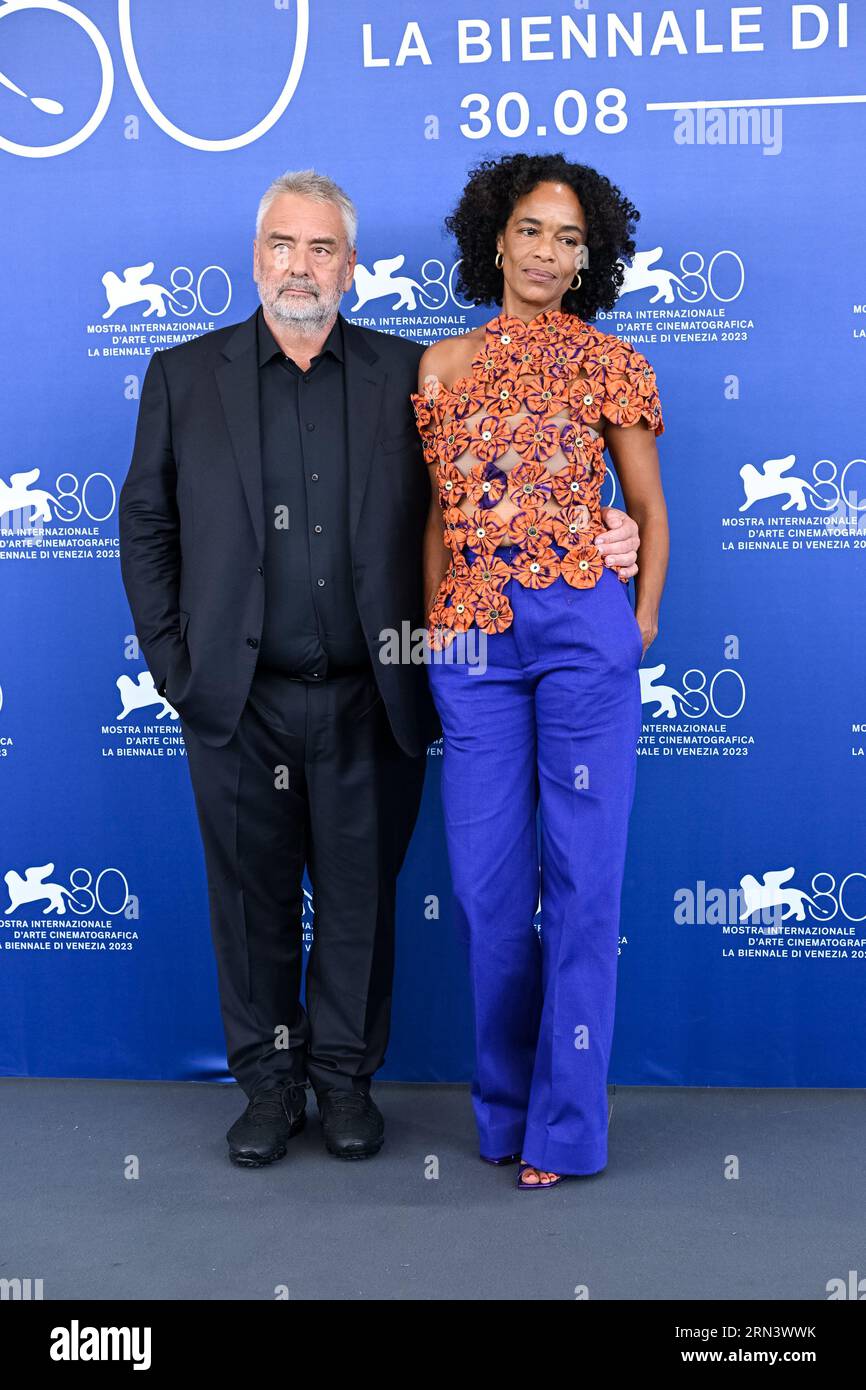 Luc Besson, Virginie Silla 80th Venice Film Festival Photocall of the ...