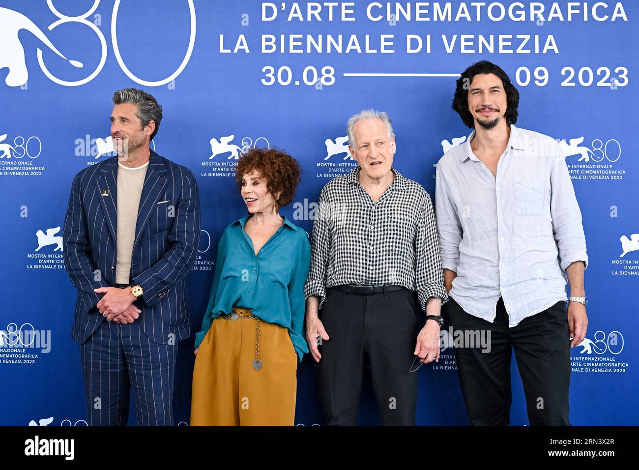 Patrick Dempsey, Daniela Piperno, Michael Mann, Adam Driver 80th Venice ...