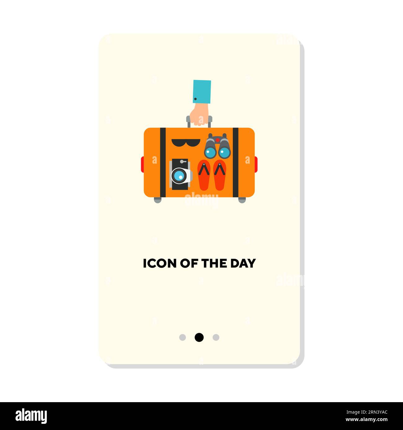 Cartoon carrying luggage hi-res stock photography and images - Alamy