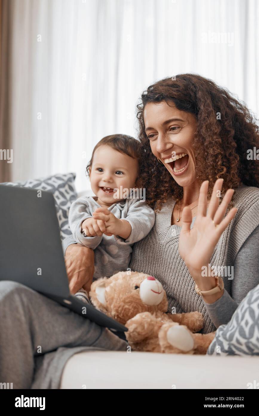 Woman baby wave house hi-res stock photography and images - Alamy