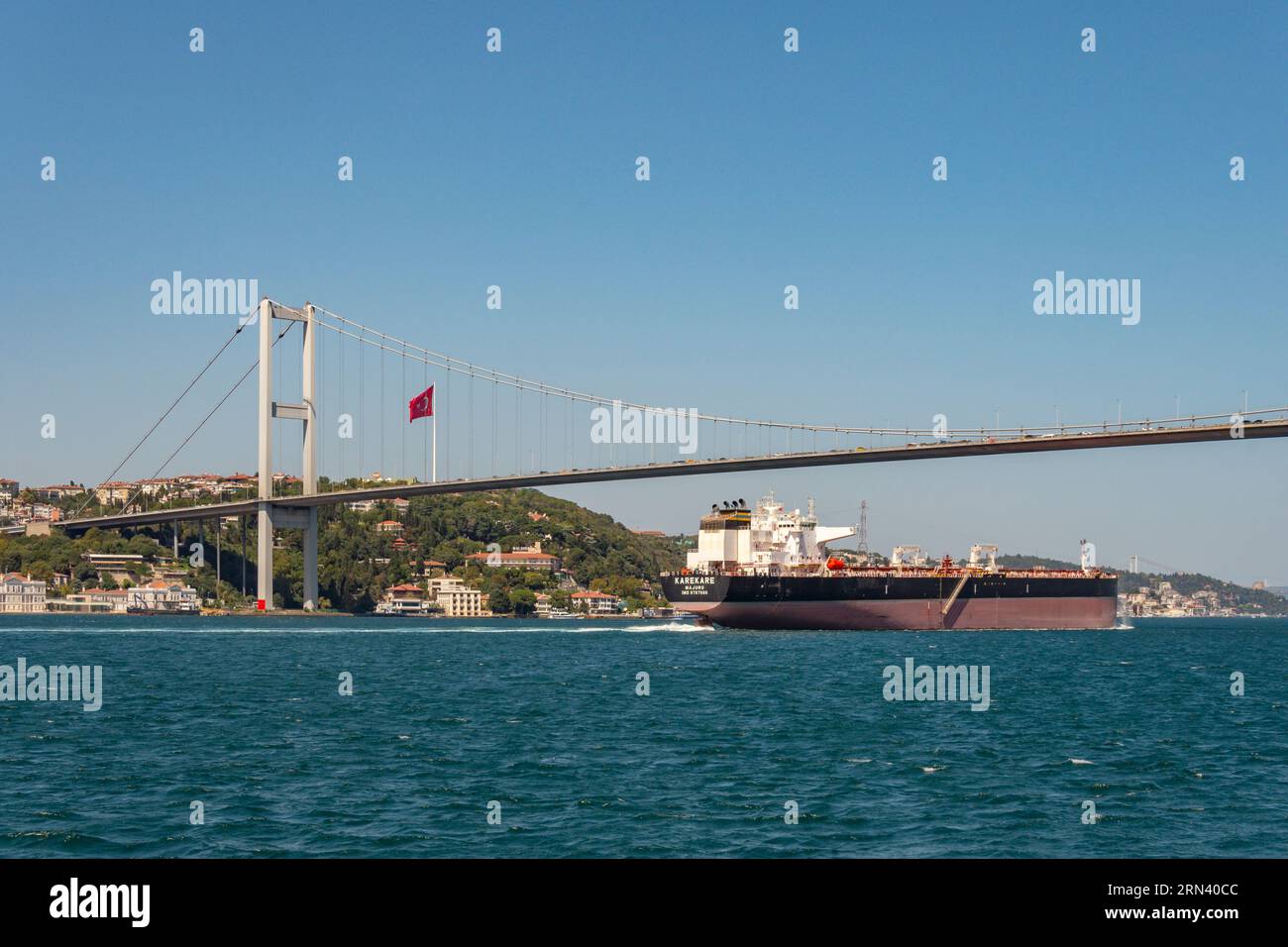 Vessel Traffic via The Bosphorus Stock Photo - Alamy