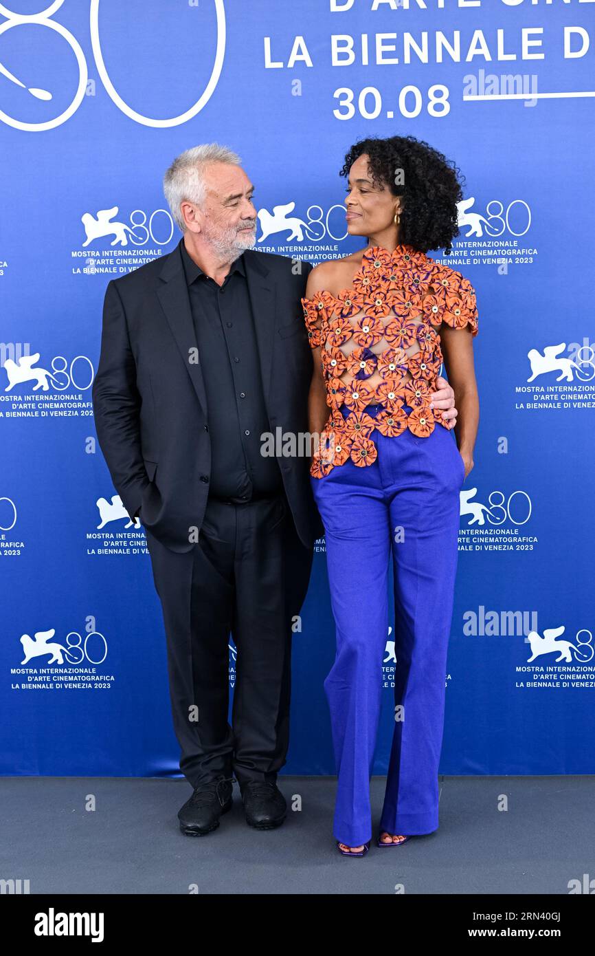 Luc Besson, Virginie Silla 80th Venice Film Festival Photocall of the ...