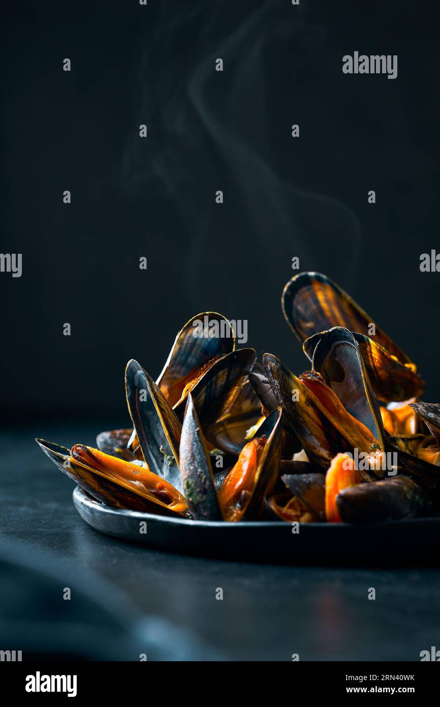 Inside mussel shell hi-res stock photography and images - Alamy