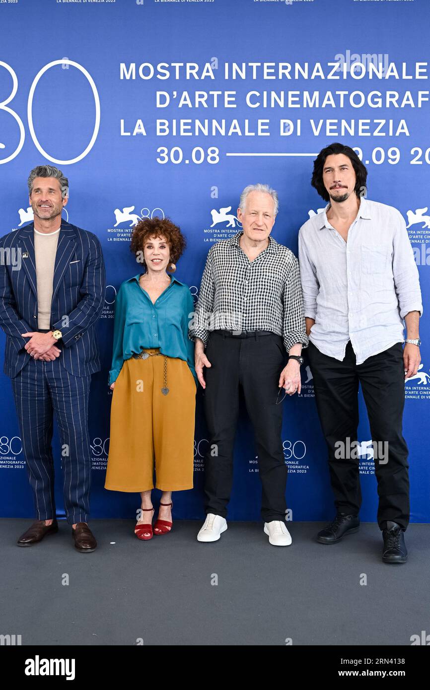 Patrick Dempsey, Daniela Piperno, Michael Mann, Adam Driver 80th Venice ...
