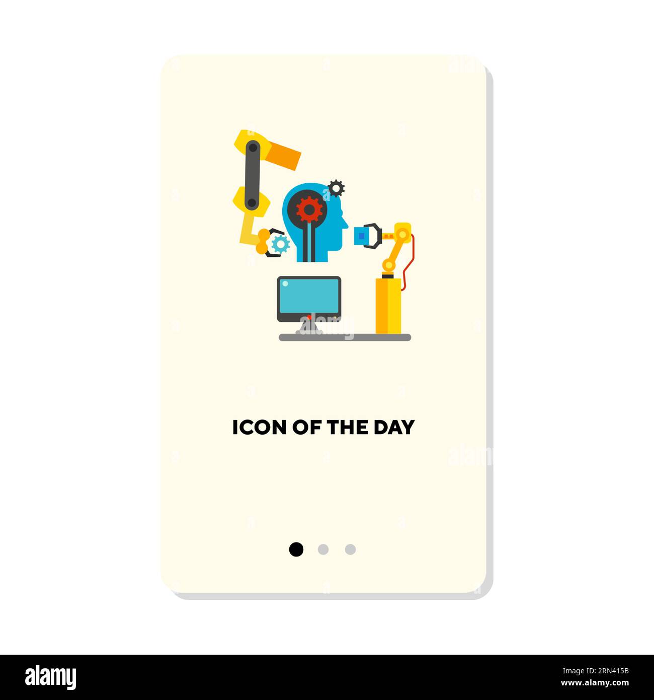 Modern factory flat icon Stock Vector Image & Art - Alamy