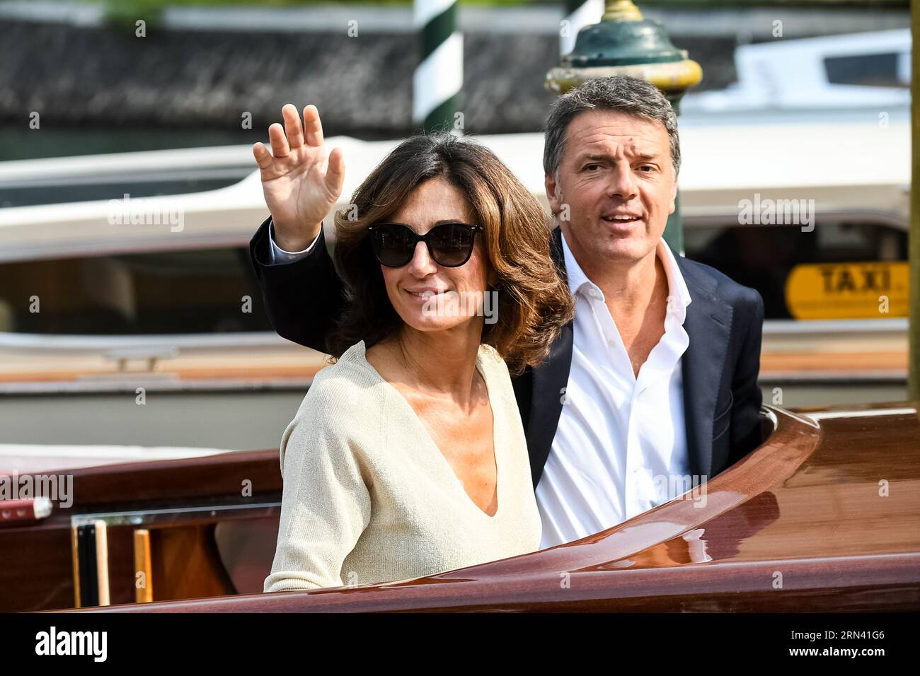 Agnese Renzi, Matteo Renzi 80th Venice Film Festival People at Lido 01 ...