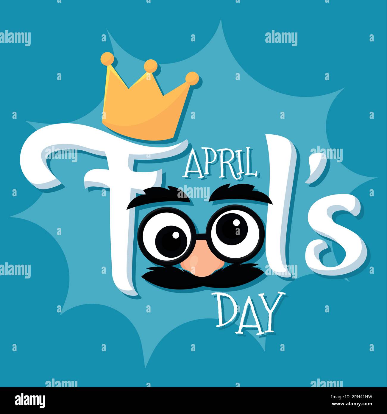 Cartoon april fool mask comic hi-res stock photography and images - Alamy