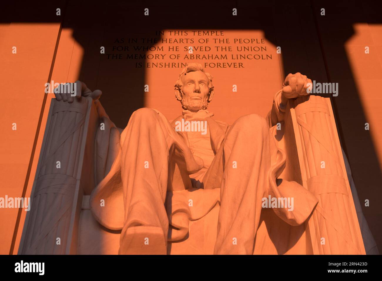 Lincoln Memorial Abraham Lincoln Statue Washington DC // WASHINGTON DC ...